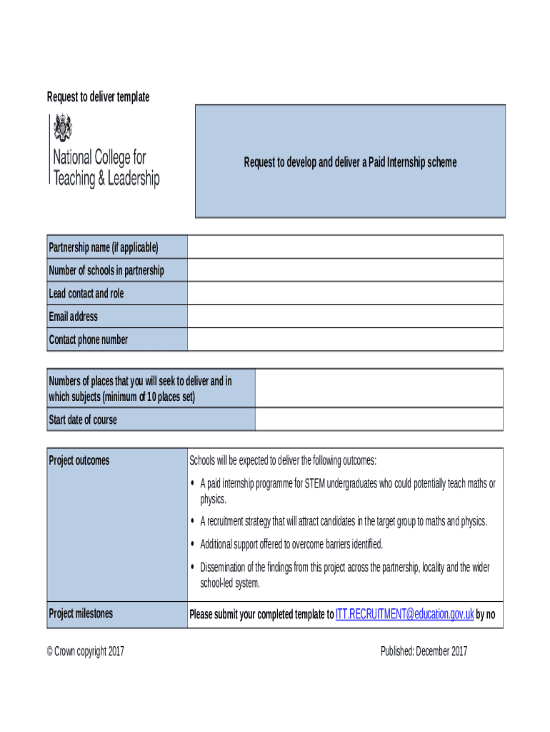 Paid internships application Doc Template | pdfFiller