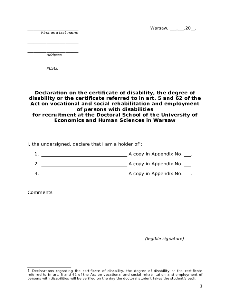 Certificate in Disability and Physical Activity (DIPA) Doc Template | pdfFiller