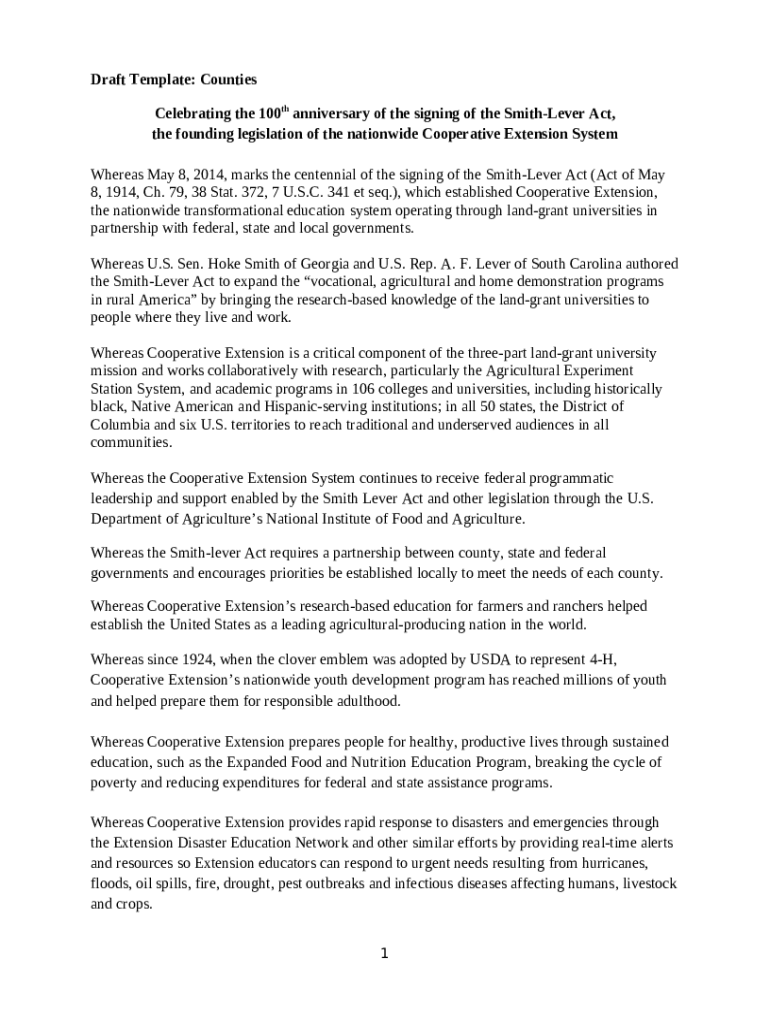 County Template Doc Template | pdfFiller