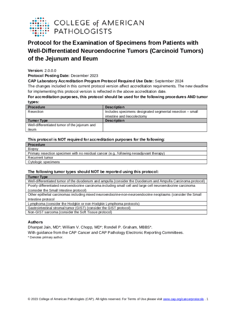 Gastrointestinal Neuroendocrine Tumors Treatment (PDQ) Doc Template ...
