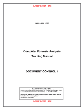 Computer Forensics Training Manual. Computer Forensics Training Manual Doc Template | pdfFiller