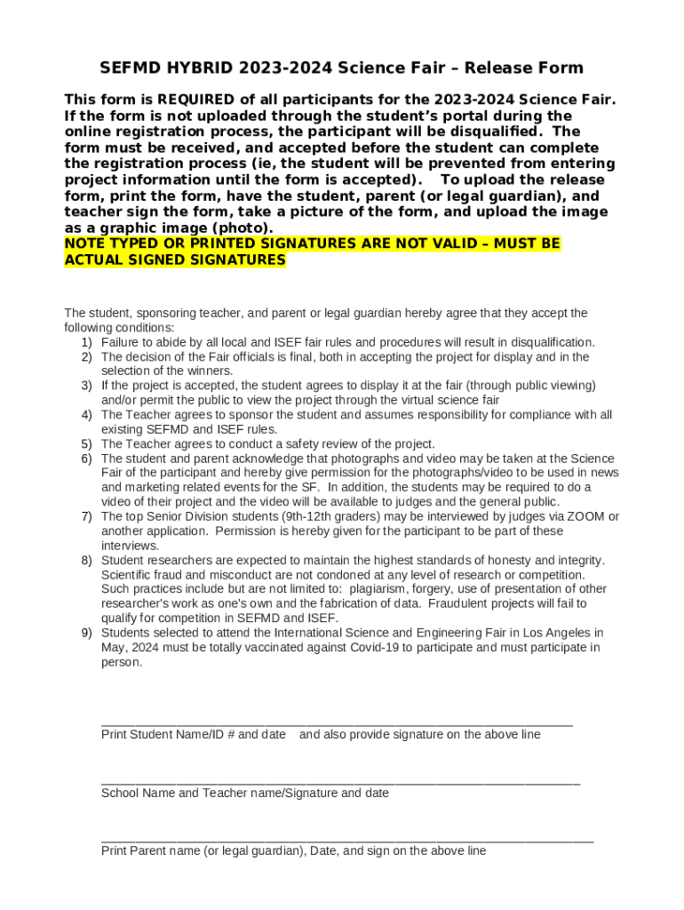 The 69th Annual Orange County Science & Engineering Fair Doc Template ...