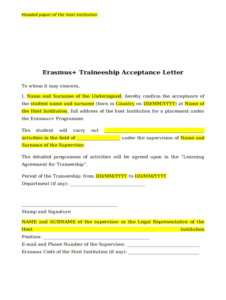 Application Procedure and Documents for training Doc Template | pdfFiller