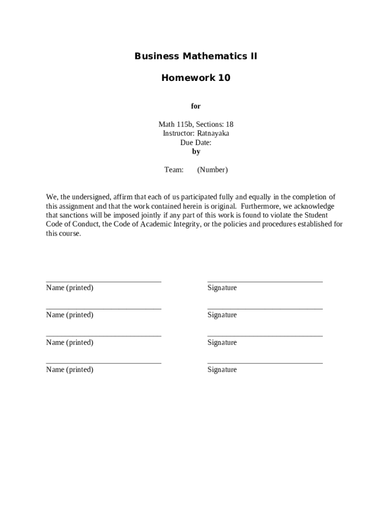 Math for ManagementMATH X402 - UC Berkeley Extension - math arizona Doc ...