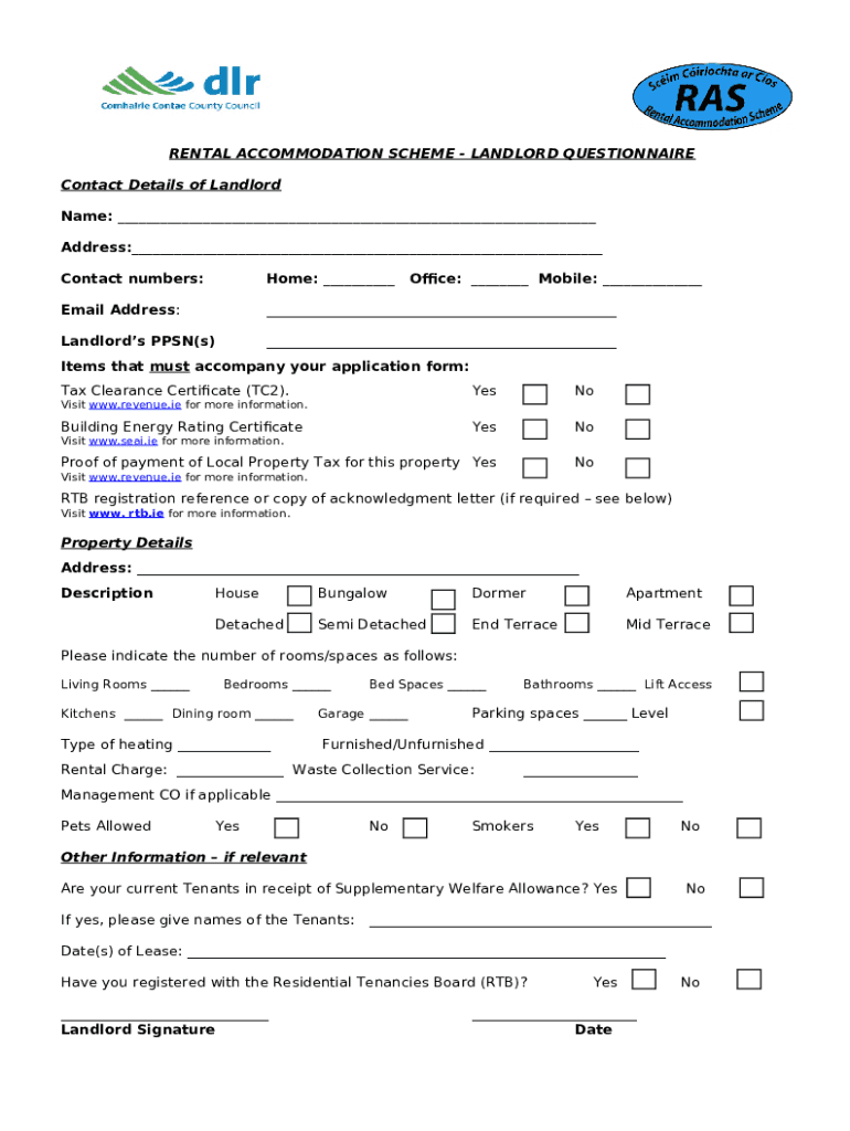 application for rental accommodation scheme Doc Template | pdfFiller