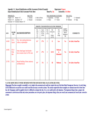 Levels of a Risk Matrix Doc Template | pdfFiller
