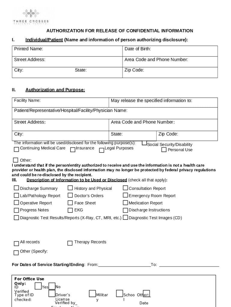 Authorization to Disclose Health Ination - IBXpress Doc Template | pdfFiller
