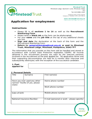 HM Inspectorate of Constabulary Job application Doc Template | pdfFiller