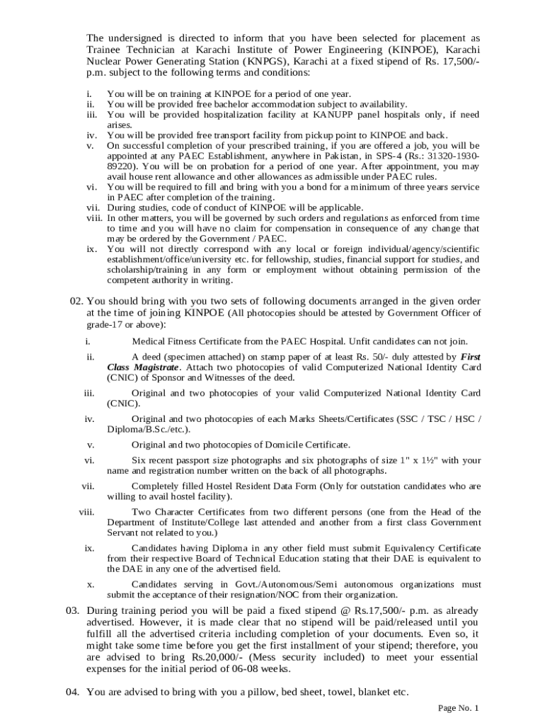 New Security s Filling Procedure - kinpoe edu Doc Template | pdfFiller