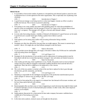 Solved Chapter 3 Forecasting Week Patient Arrivals/Actuals Doc Template | pdfFiller