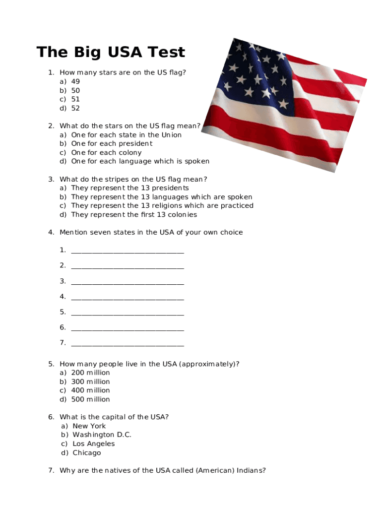 What does the 50 stars represent on the American flag? Doc Template ...