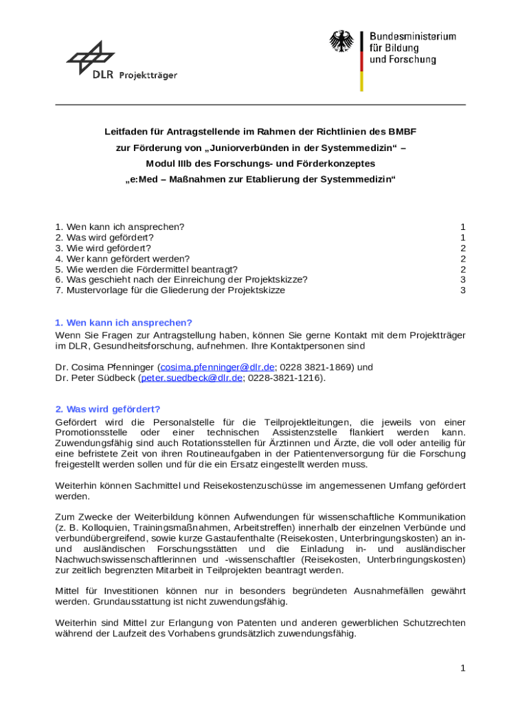 Richtlinien zur Frderung von Juniorverbnden in der ... Doc Template ...