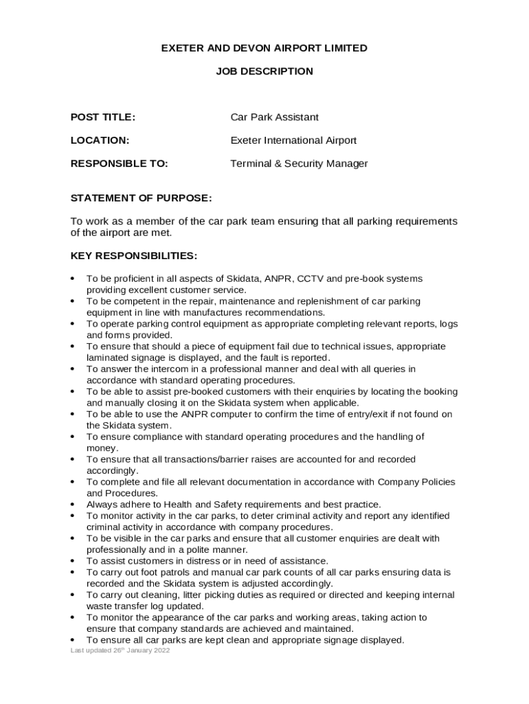 What Is A Parking Management System? (Explainer) Doc Template | pdfFiller