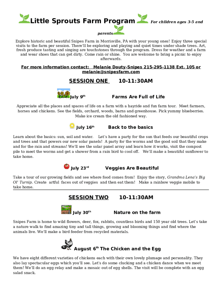 Three little sprouts - Picture of Snipes Farm & Education ... Doc ...