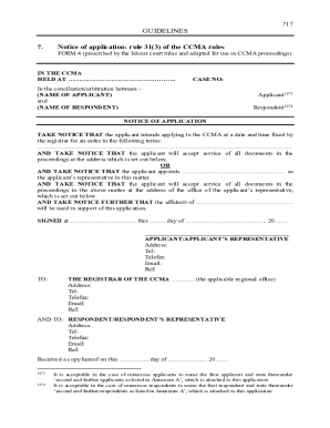 Fillable Online CCMA RulesWhat the Public needs to know Fax Email Print ...
