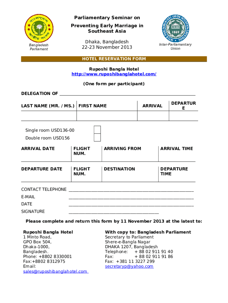 List of hotels offering preferential rates for delegates ... Doc ...