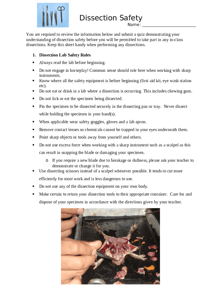 5 Tips for Managing Dissection in your Class Doc Template | pdfFiller