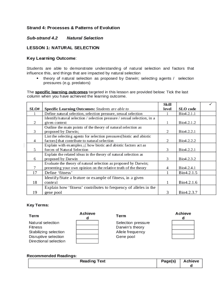 sub-strand 3: soil conservation practices key learning outcome Doc ...