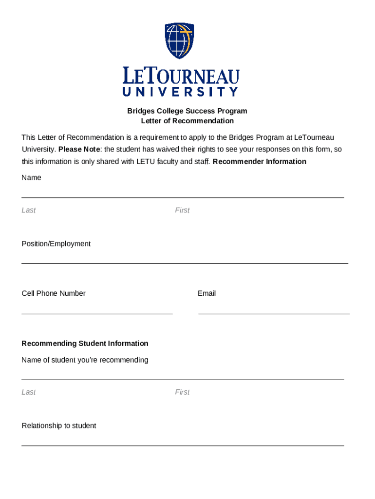 Requesting a Letter of Recommendation - Tips & ... Doc Template | pdfFiller