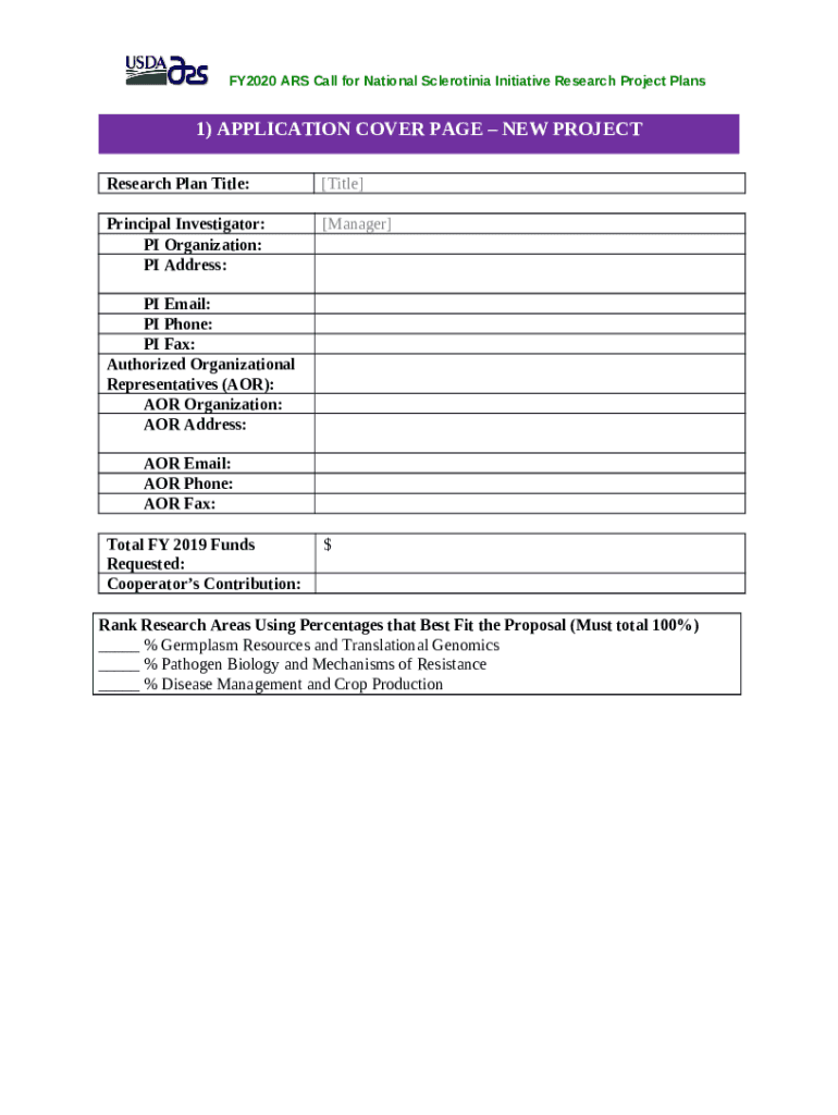Application Template - Continuing Project Proposal Doc Template | pdfFiller