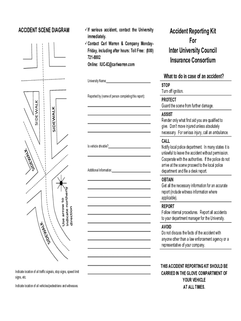 Fillable Online Draw the diagram of your accident online and free Fax ...