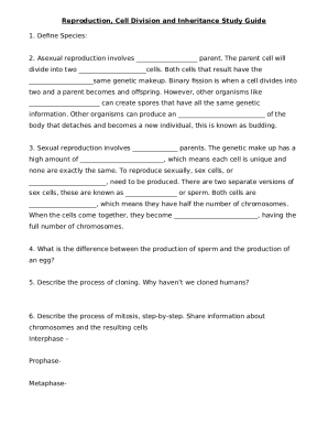 Both sexual and asexual reproduction involve cell division. Doc ...