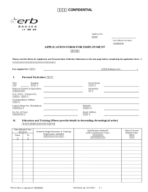 E R B application Doc Template | pdfFiller
