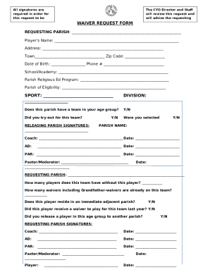 prep registration - St. Paul's Parish Doc Template | pdfFiller