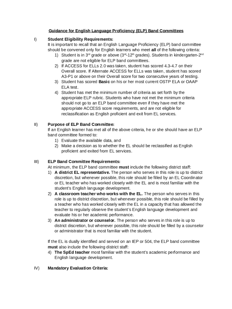 Ethical Guidelines for the Use of the ELP Test - sde ok Doc Template ...