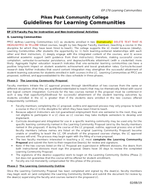Pikes Peak Community College Guidelines for Learning ... Doc Template ...