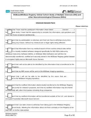 Template participant consent Doc Template | pdfFiller