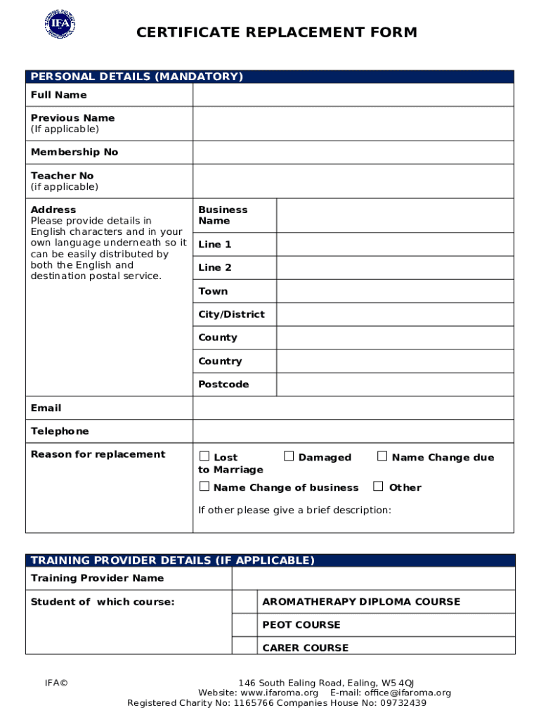 PERSONAL DETAILS (MANDATORY) Doc Template | pdfFiller