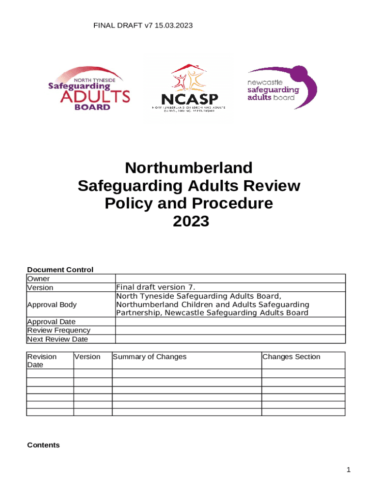 Report a Safeguarding Adult Concern Doc Template | pdfFiller
