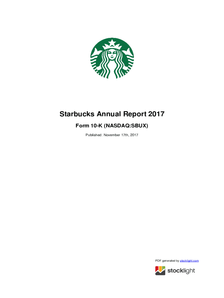 Fillable Online Starbucks Corporation Common Stock (SBUX) Historical ...