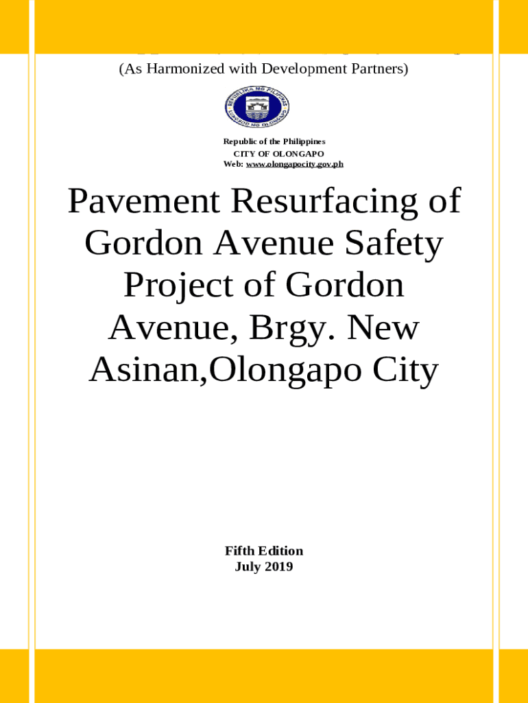 Pavement Resurfacing of Gordon Avenue Safety Project of Gordon Avenue ...