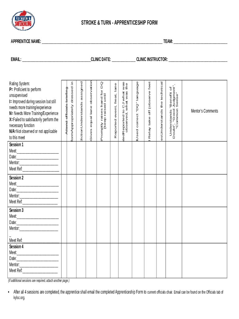 INSTRUCTIONS SECTION 1-RECORD OF APPRENTICE ... Doc Template | pdfFiller