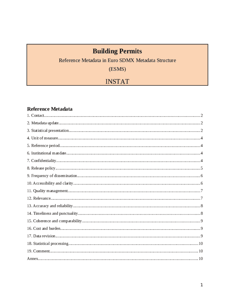 Statistical Data and Metadata Exchange (SDMX) User Guide Doc Template | pdfFiller