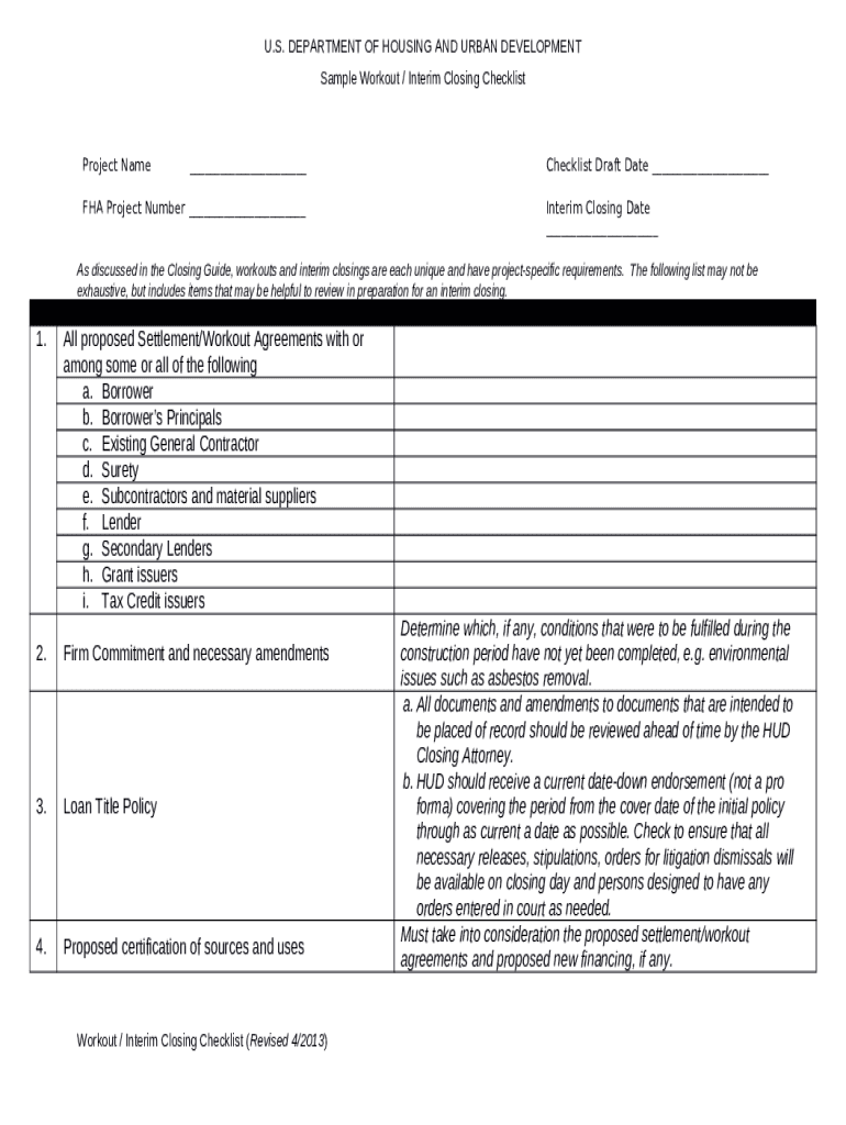 MAP Guide CHAPTER 19CLOSING GUIDE - HUD Doc Template | pdfFiller