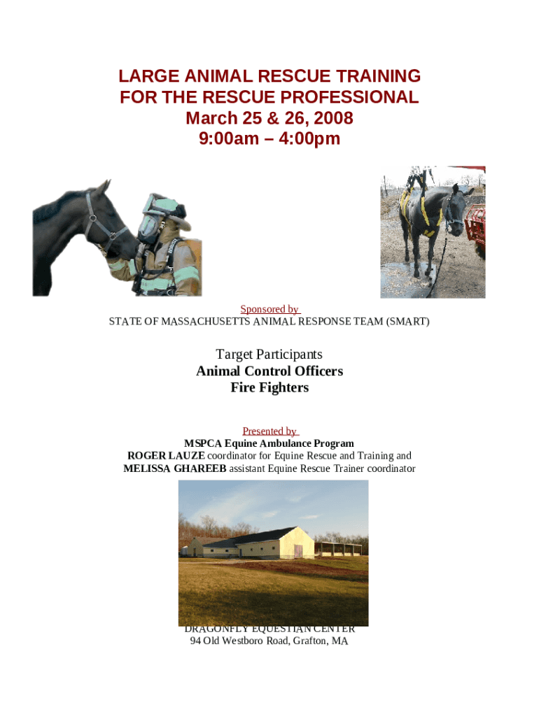 This course is designed to give rescue personnel a basic knowledge of ...