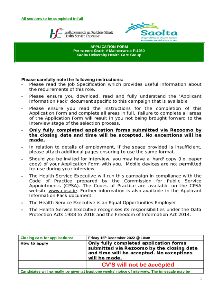 SLIGO 0403 Job Specification.docx Doc Template | pdfFiller