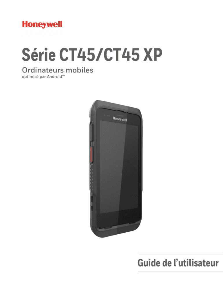 Remplissable En Ligne CT45/CT45 XP Series Mobile Computer User Guide ...
