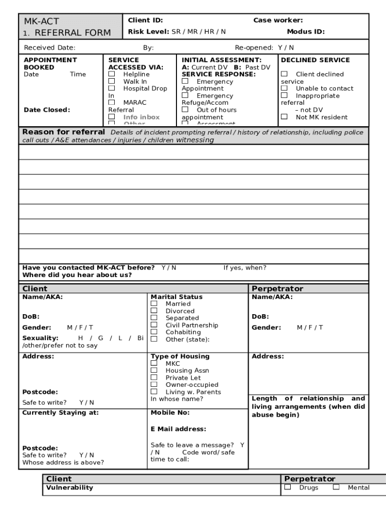 Marac toolkit for accident and emergency services Doc Template | pdfFiller