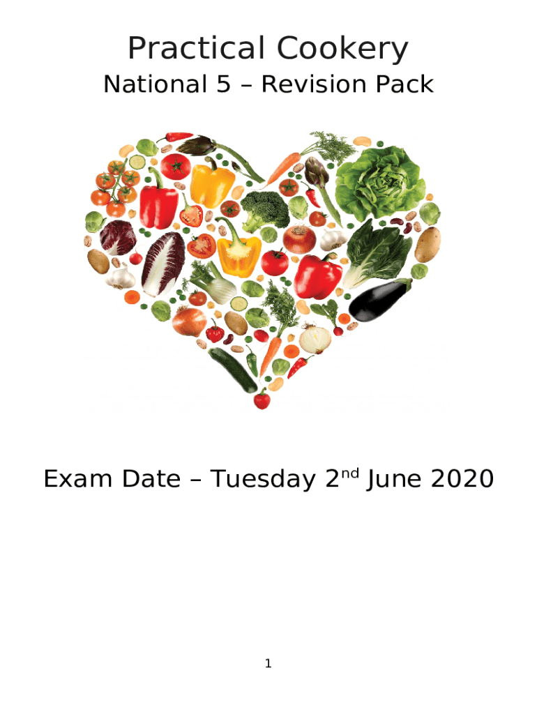 National 5 Practical Cookery - Course overview and resource Doc ...