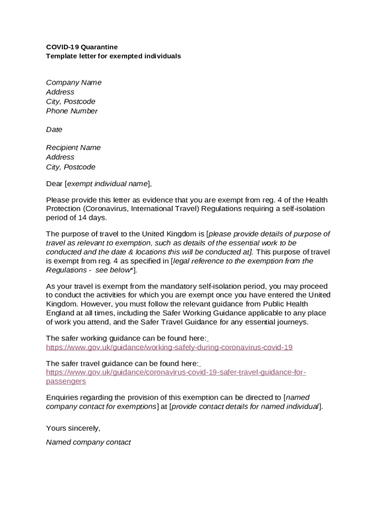 Modified Self-Isolation Employee Consent Template Doc Template | pdfFiller