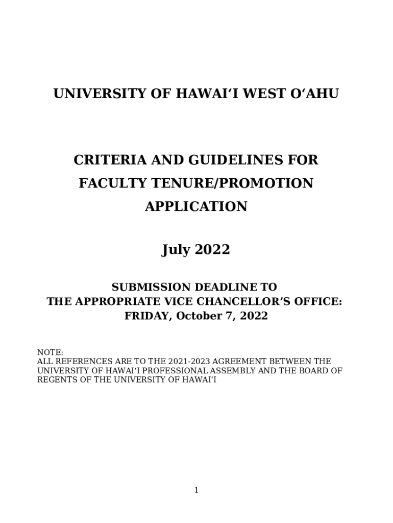 criteria and guidelines for faculty tenure/promotion ... Doc Template ...