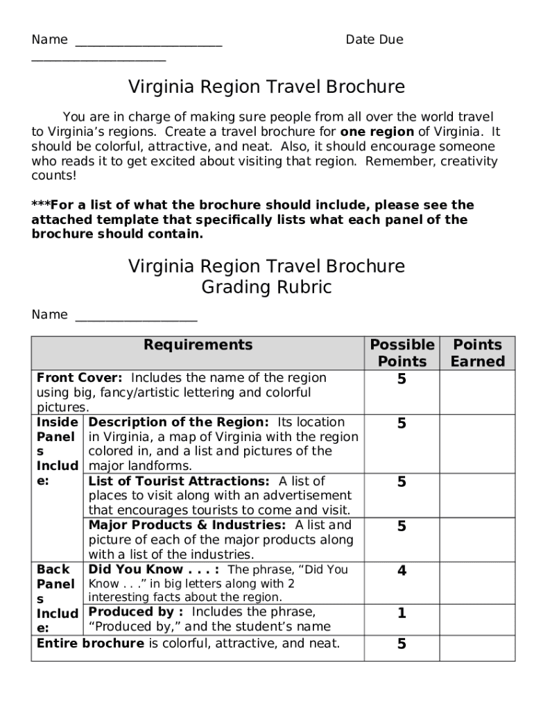 Virginia Regions Study Guide (Answer Key) Doc Template | pdfFiller