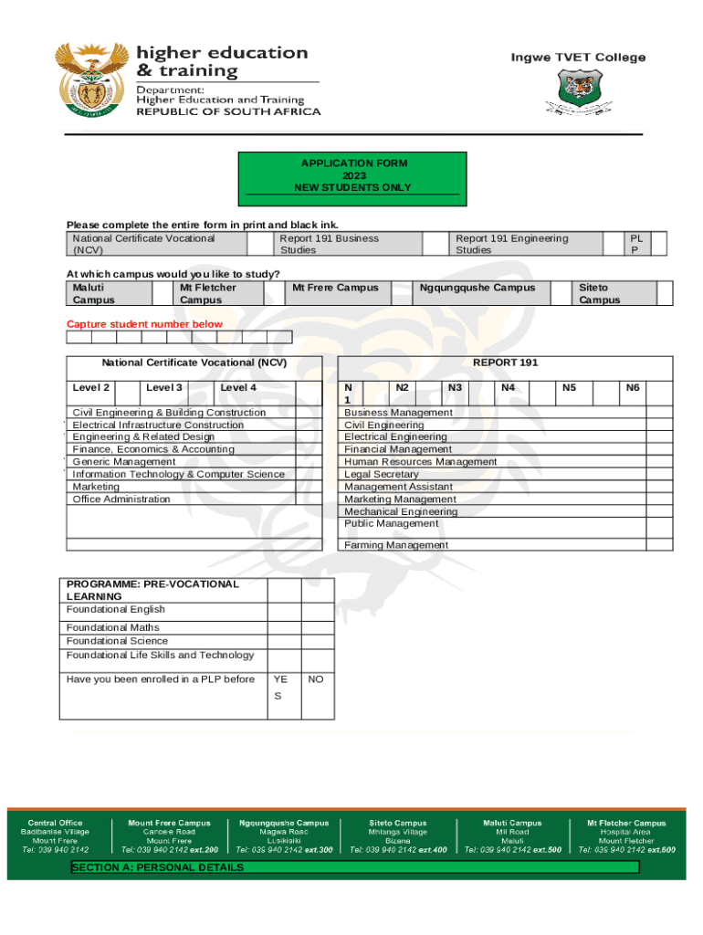 National Certificate - NATED (Report191) - ingwecollege edu Doc ...