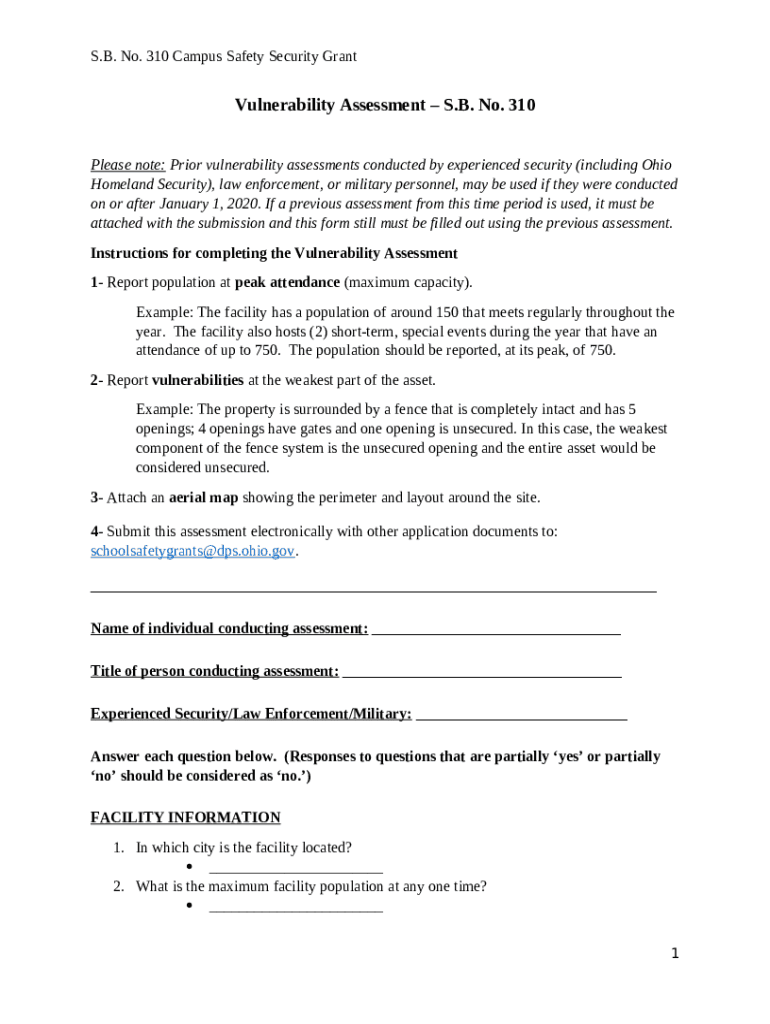 What is a Security and Vulnerability Assessment (SVA)? Doc Template | pdfFiller