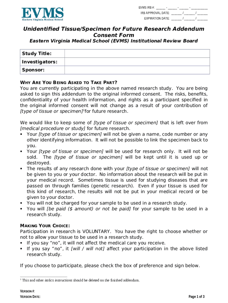 HUMAN SPECIMENS Doc Template | pdfFiller