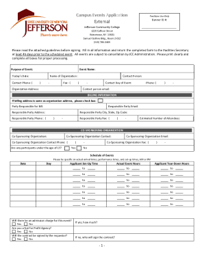 Fillable Online Jefferson Community College - Statement of ...